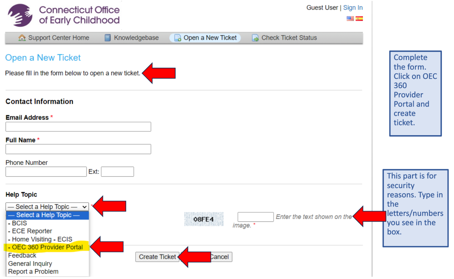 Instructions for Submitting an Elevate Program Plan in the OEC 360 Provider Portal - Connecticut ...