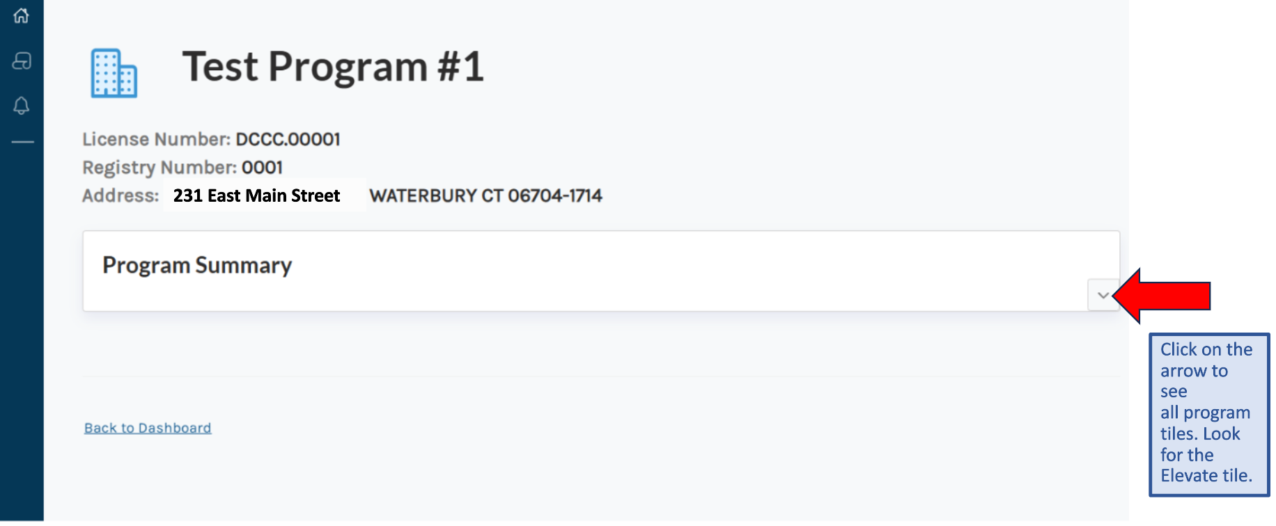 Instructions for Submitting an Elevate Program Plan in the OEC 360 Provider Portal - Connecticut ...